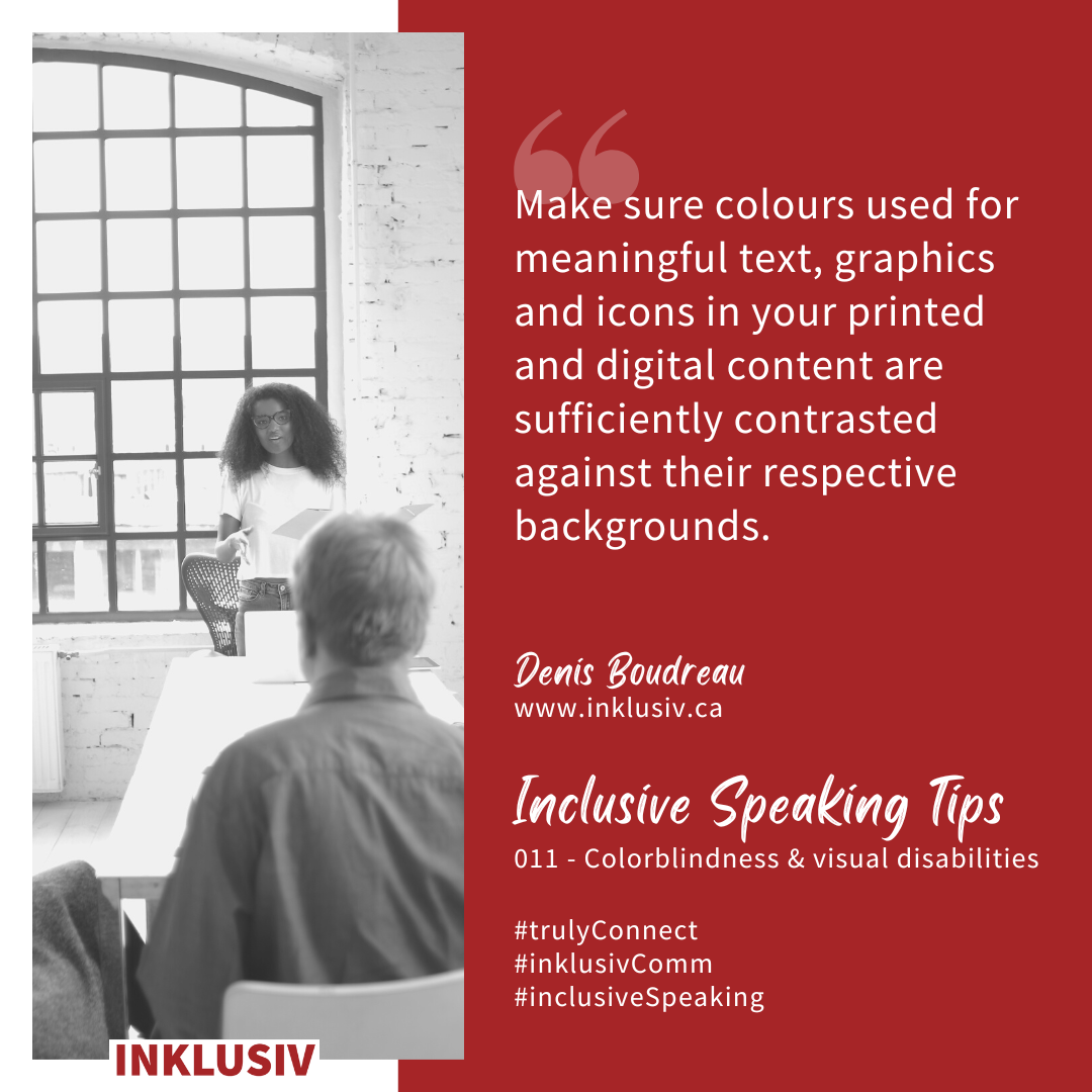 Inclusive Speaking Tip #011 - Inklusiv Communication