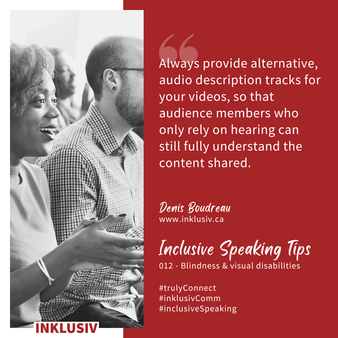 Inclusive Speaking Tip #012 - Inklusiv Communication
