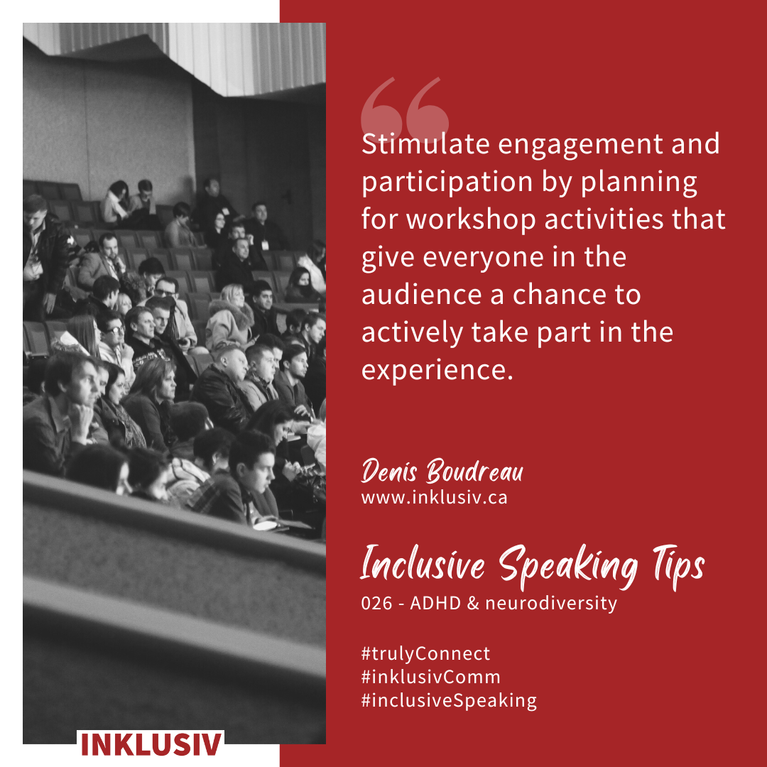 Inclusive Speaking Tip #026 - Inklusiv Communication