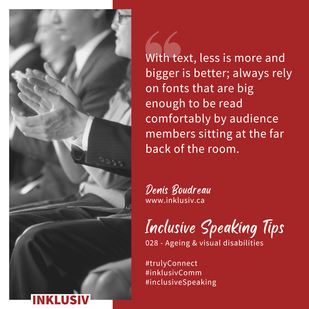 Inclusive Speaking Tip #028 - Inklusiv Communication