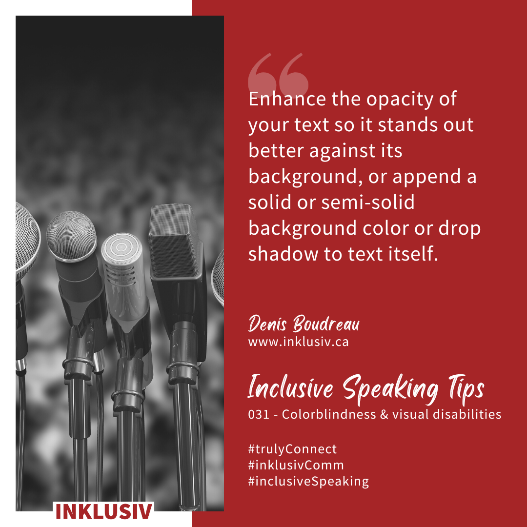 Inclusive Speaking Tip #031 - Inklusiv Communication