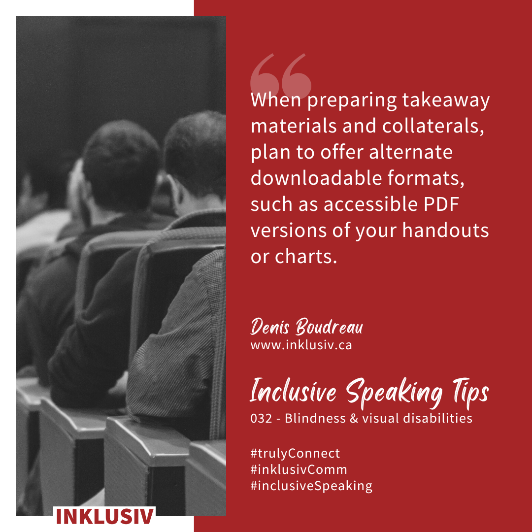 Inclusive Speaking Tip #032 - Inklusiv Communication