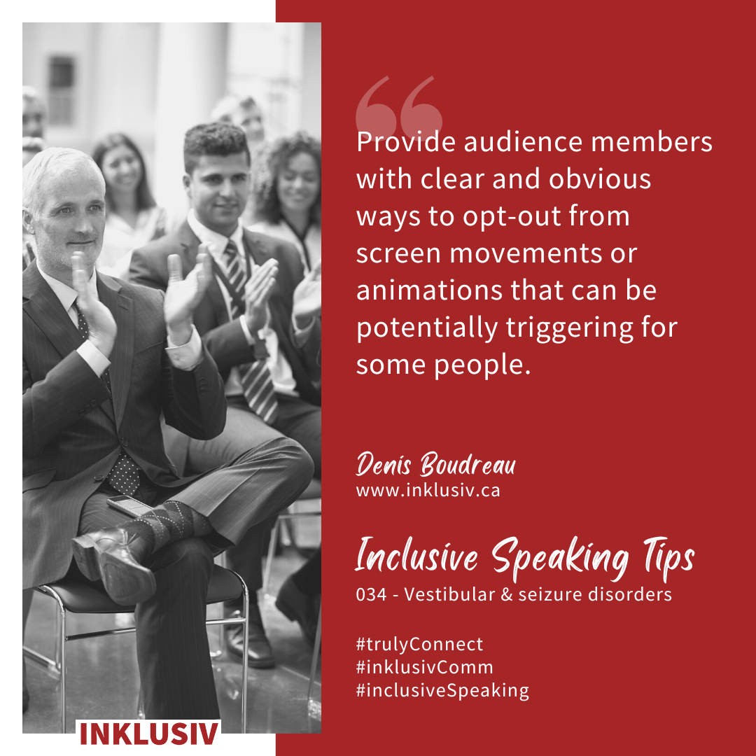 Inclusive Speaking Tip #034 - Inklusiv Communication