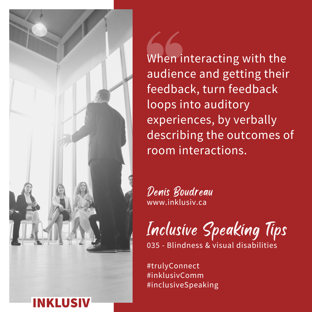 Inclusive Speaking Tip #035 - Inklusiv Communication