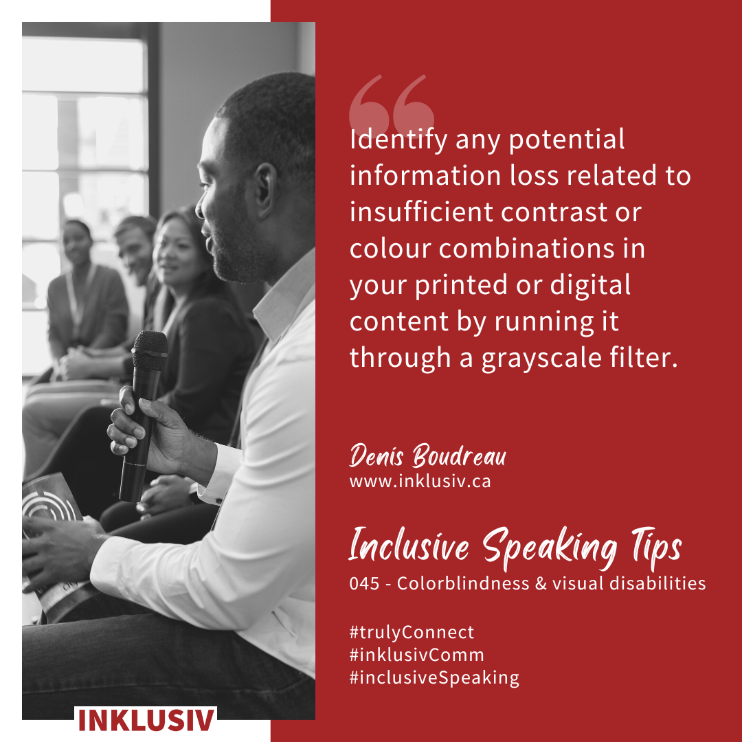 Inclusive Speaking Tip #045 - Inklusiv Communication