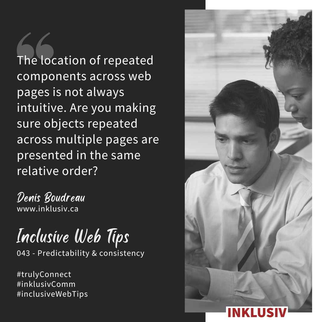 Inclusive Web Tip #043 - Inklusiv Communication