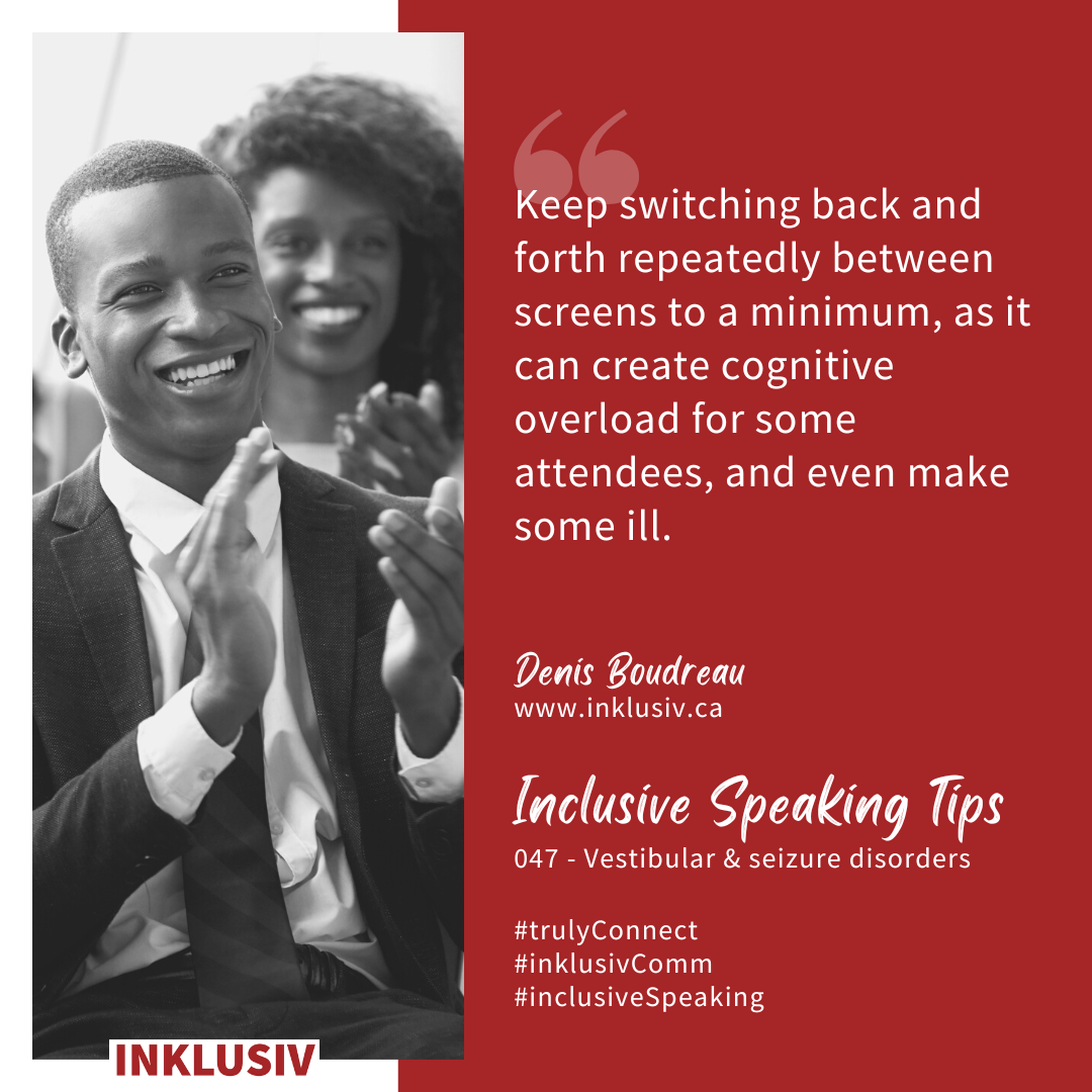 Inclusive Speaking Tip #047 - Inklusiv Communication