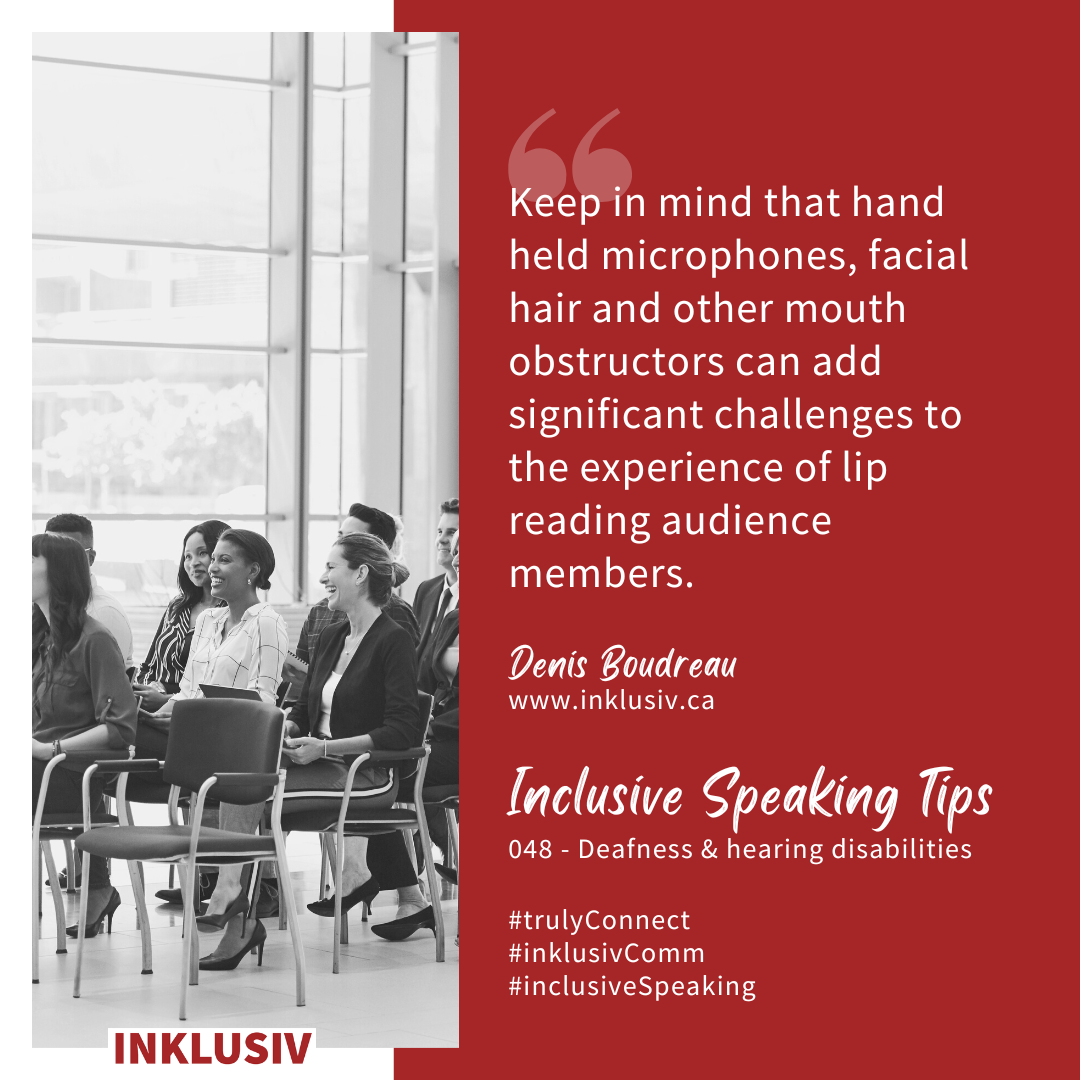 Inclusive Speaking Tip #048 - Inklusiv Communication