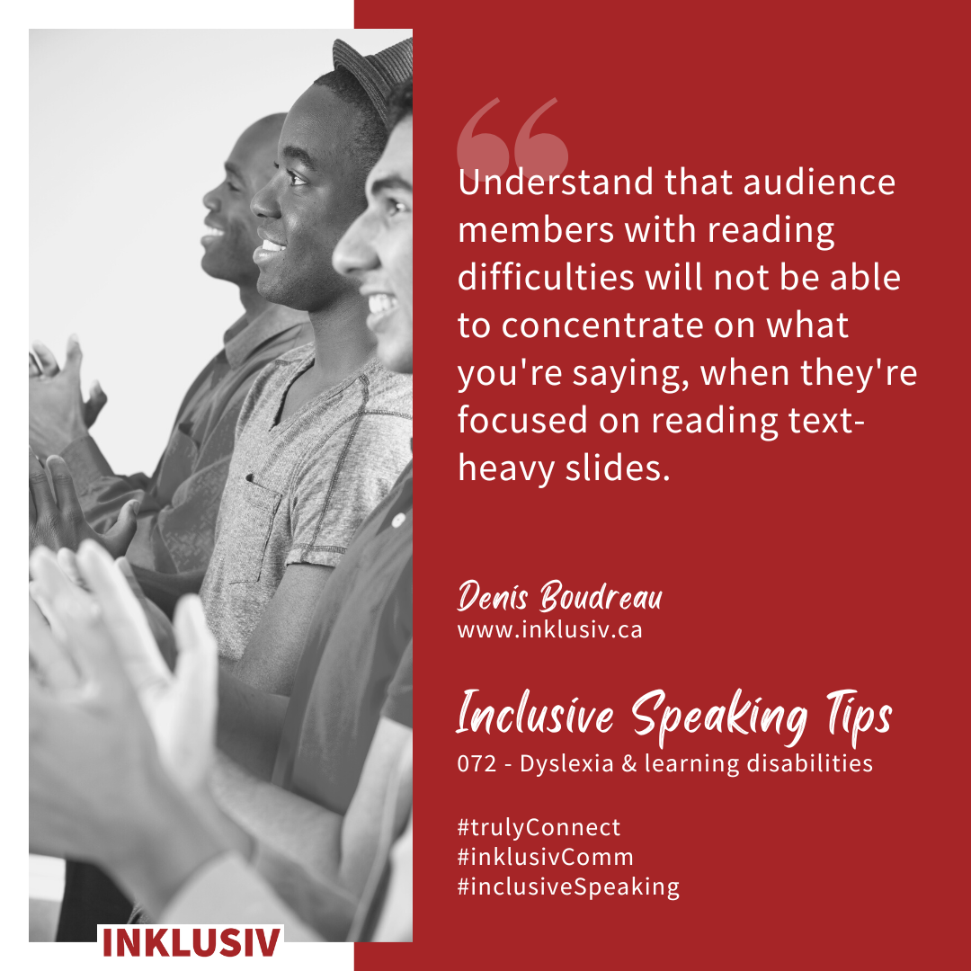 Inclusive Speaking Tip #072 - Inklusiv Communication