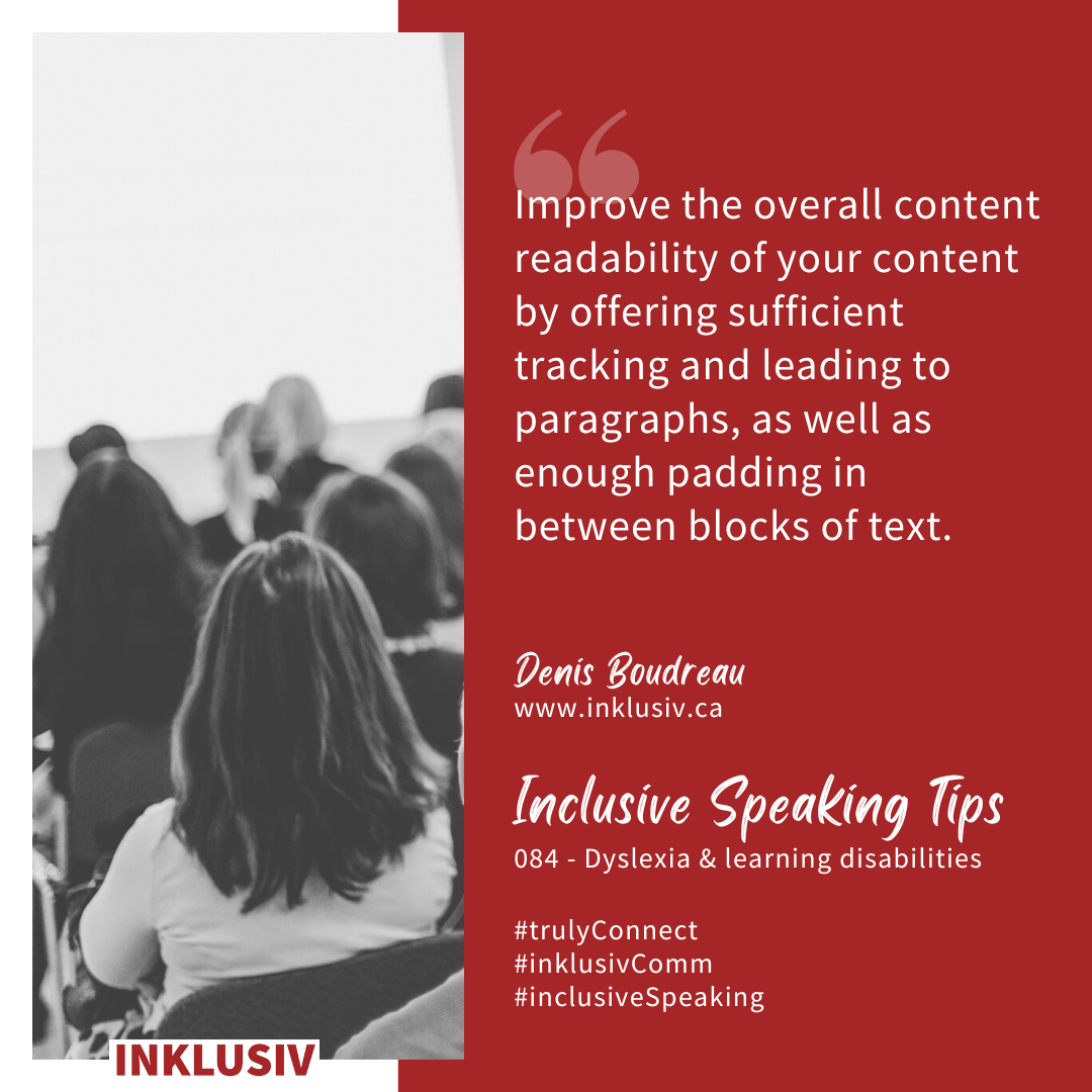 Inclusive Speaking Tip #084 - Inklusiv Communication