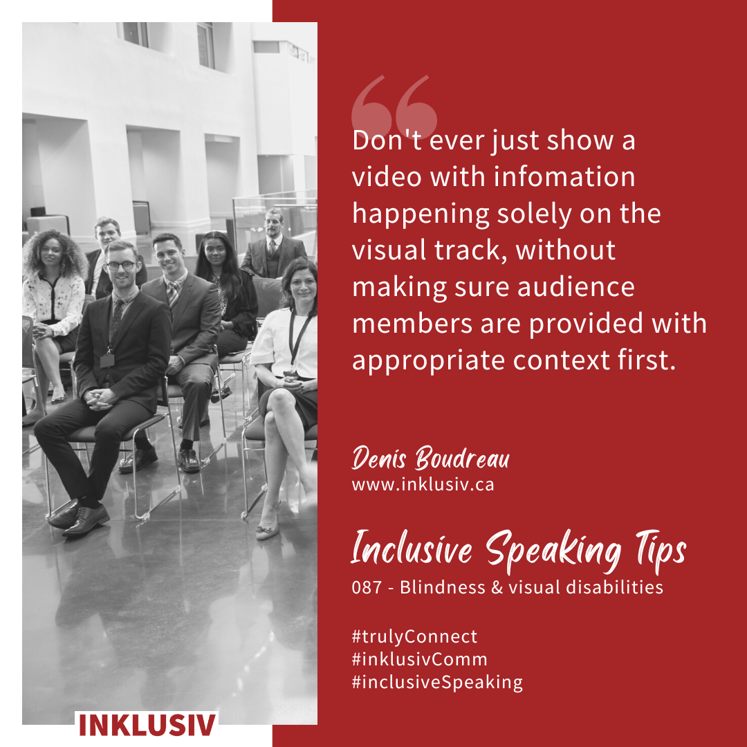 Inclusive Speaking Tip #087 - Inklusiv Communication