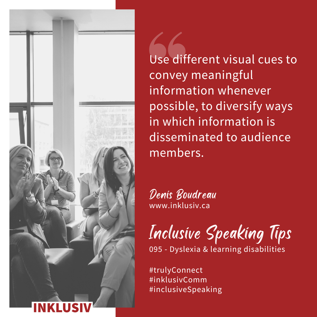 Inclusive Speaking Tip #095 - Inklusiv Communication