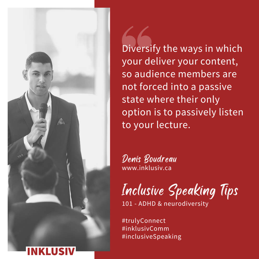 Inclusive Speaking Tip #101 - Inklusiv Communication