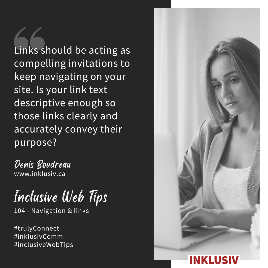 Inclusive Web Tip #104 - Inklusiv Communication
