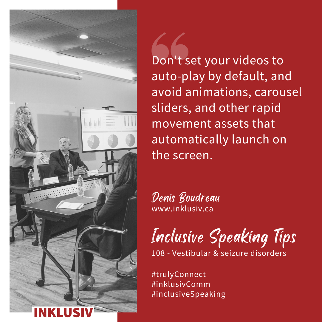 Inclusive Speaking Tip #108 - Inklusiv Communication