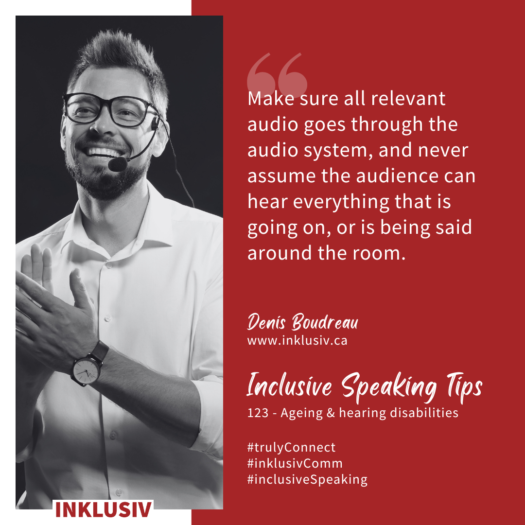 Inclusive Speaking Tip #123 - Inklusiv Communication