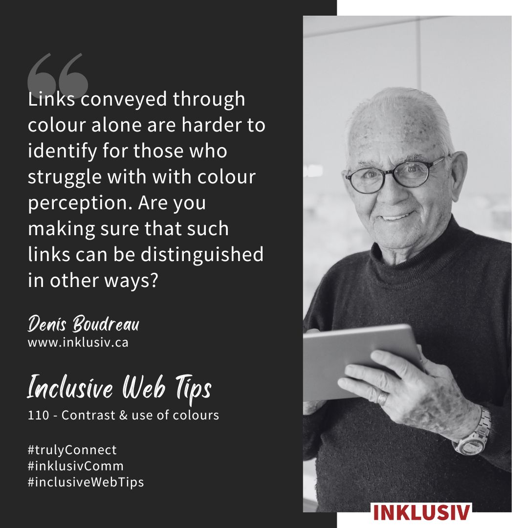 Inclusive Web Tip #110 - Inklusiv Communication